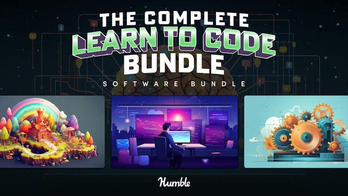 The Complete Learn to Code Bundle 2024 (pay what you want and help charity) - Humble Bundle ...
