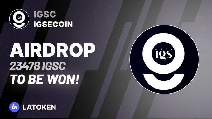 Free IGSECOIN Airdrop tokens — June 2023 | by Media Airdrop | Jun, 2023 | Medium