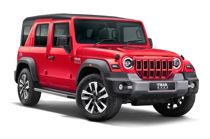 The Mahindra Thar, renowned for its rugged design and off-road prowess ...