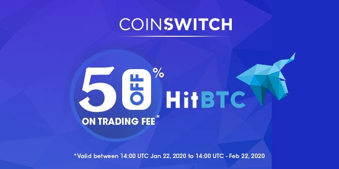 CoinSwitch- HitBTC Offer. CoinSwitch has come up with a great New… | by ...