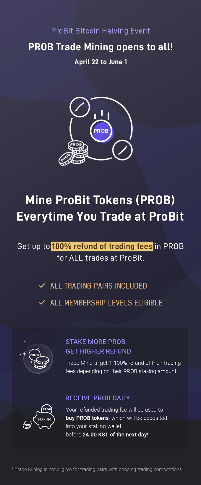 ProBit Celebrates Upcoming BTC Halving by Offering up to 100% Trading ...