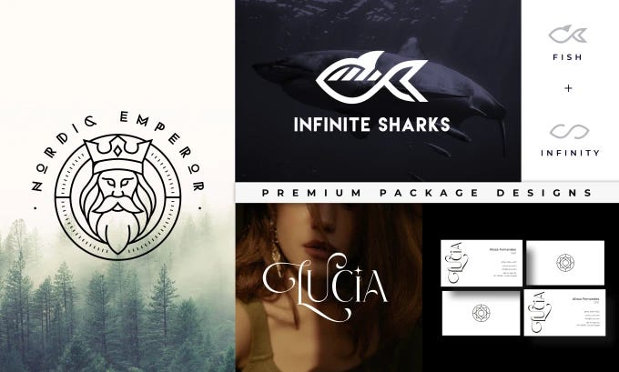 I will do creative minimalist business logo design - Tousif Baig - Medium