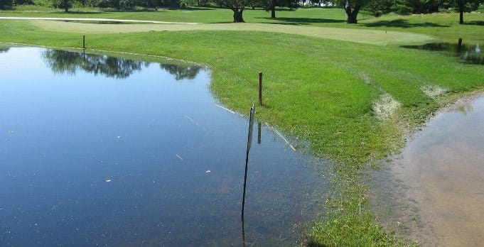 CESPED INUNDADO! ¿Que hacer?. El césped encharcado, inundado por… | by ...