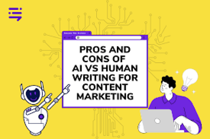 AI vs human content writing. Content written by humans is generally ...