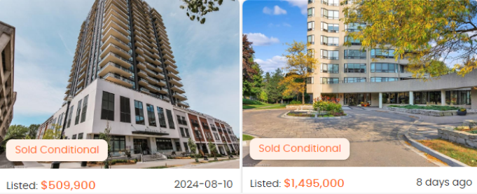 What does sold conditional mean?. If you come across a property marked ...