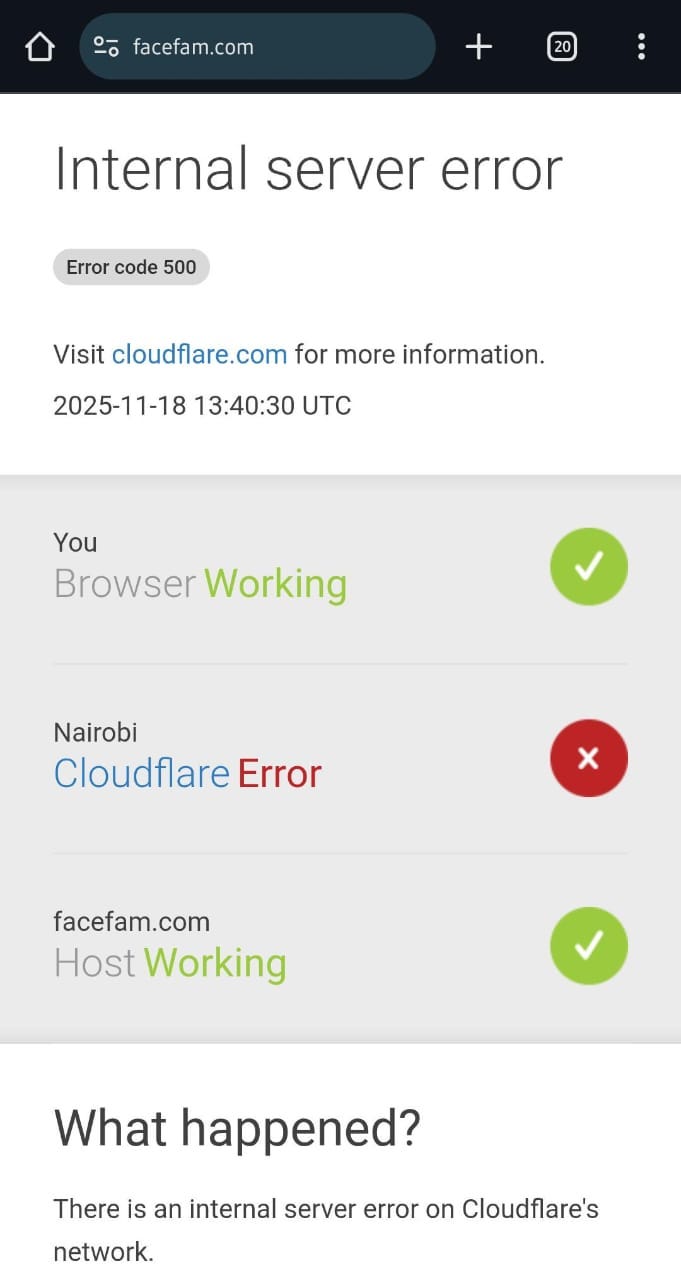 Cloudflare Outage on 18 November: What Happened and Why the Internet Went Down | by Tagani | Nov ...