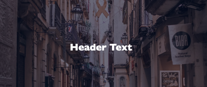 Overlay Header Image — Only CSS. This common use case can be handled ...