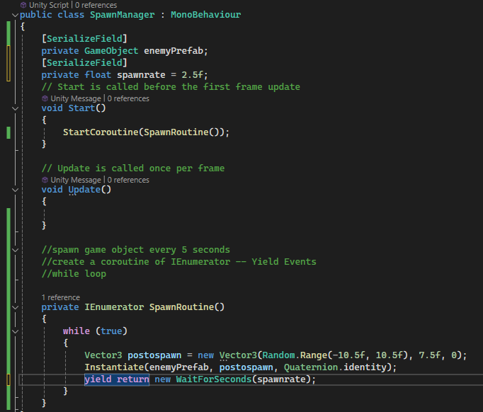 My Journey To Becoming A Game Dev 11 Coroutines By Ashlynn Entner Medium