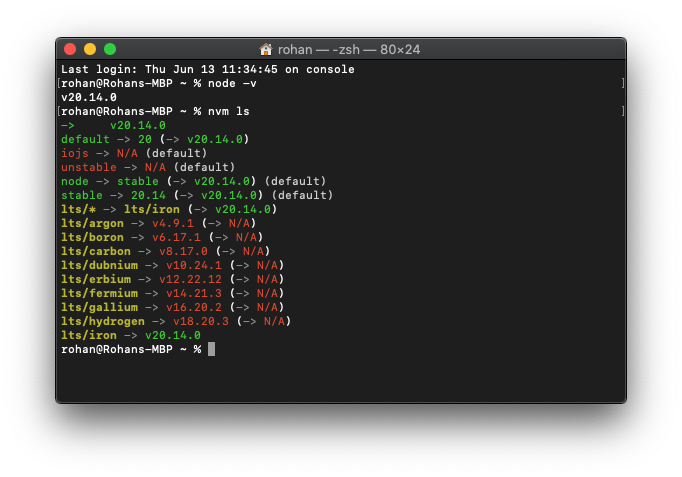 How To Install Nvm And Node Js In Macos Permanent Solution By Rohan Yadav Medium