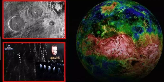 Are there buildings on VENUS? UFO hunters claim newly released maps ...