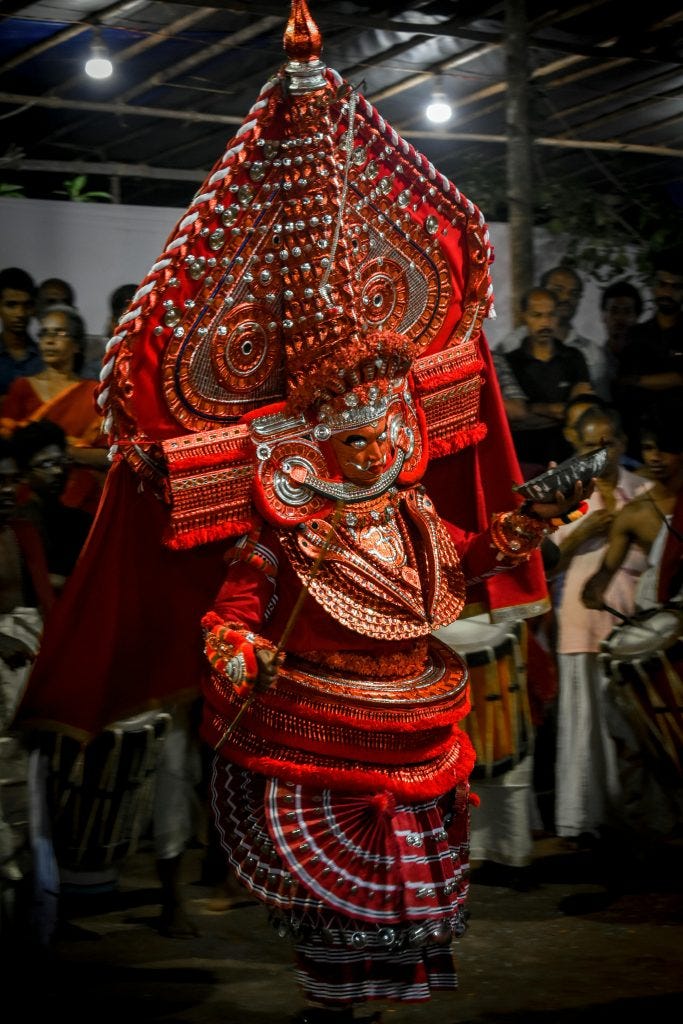 Theyyam When The Deities Dance Theyyam In Kannur A District In The By Reshmi Medium