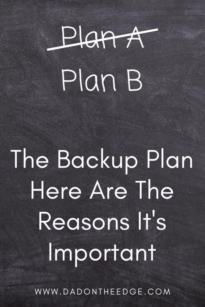 Backup Plan: Here Are The Reasons It’s Important | by Dad On The Edge ...