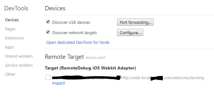 Remote Debugging iOS safari with localhost webapp (no WiFi) | by Tim Yeung | Medium
