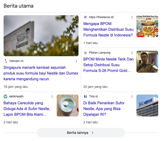 Bedah Penulisan Siaran Pers Nestlé Terkait Sufor | by Raharja Putra ...