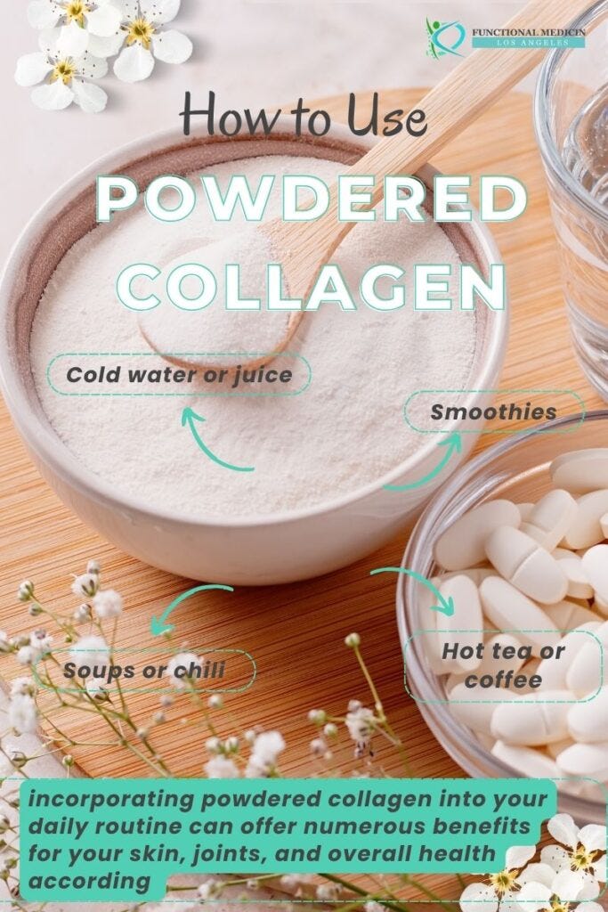 How to Use Powdered Collagen - Functional Medicine Los Angeles - Medium