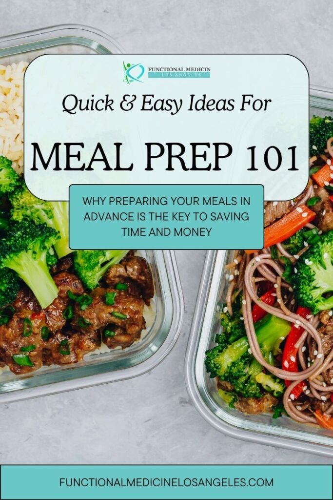 Meal Prep 101: Why Preparing Your Meals in Advance Is the Key to Saving ...