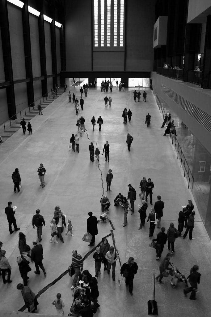 what a crack in the gallery floor could be about — ’Shibboleth’ by ...