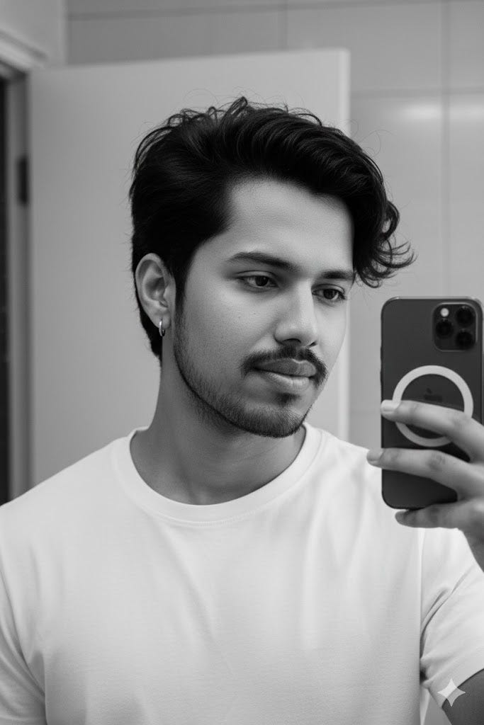 Realistic Prompts for Mirror Selfi Men | by Satyajit Thombare | Medium