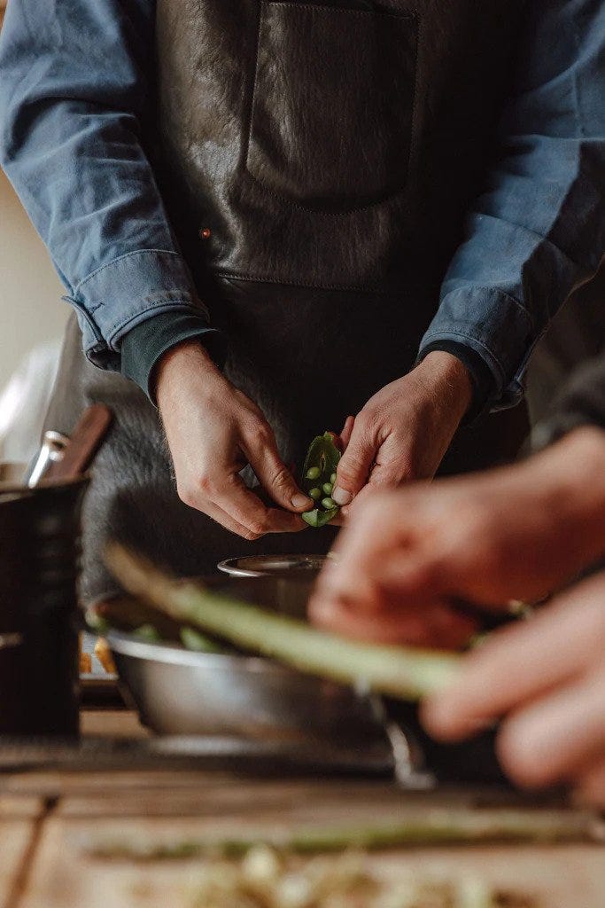 Elevate Your Culinary Craft with a Leather Chef Apron - Ahmad Raza - Medium