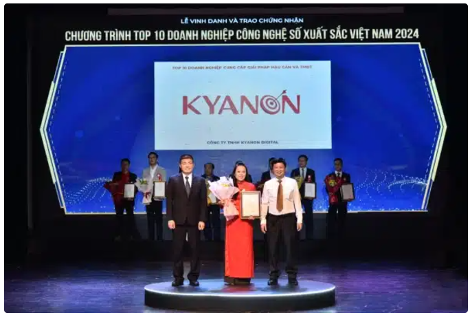 Kyanon Digital Awards Top 10 Vietnam Digital Technology Companies 2024 for the Fifth Consecutive ...