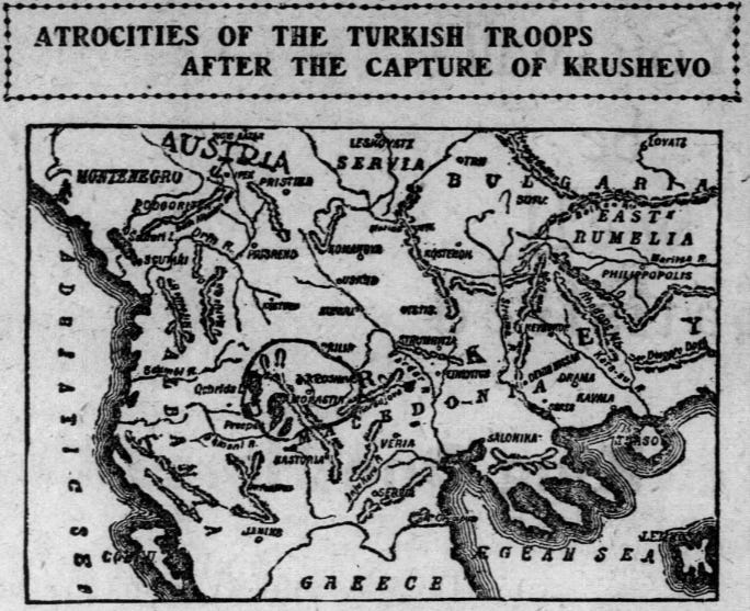 KRUSHEVO REPUBLIC: ATTROCITIES OF THE TURKISH TROOPS IN KRUSHEVO, NORTH ...