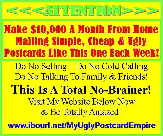 Simple, Cheap & Ugly Postcards — A Quick Way to Boost Downline Signups ...