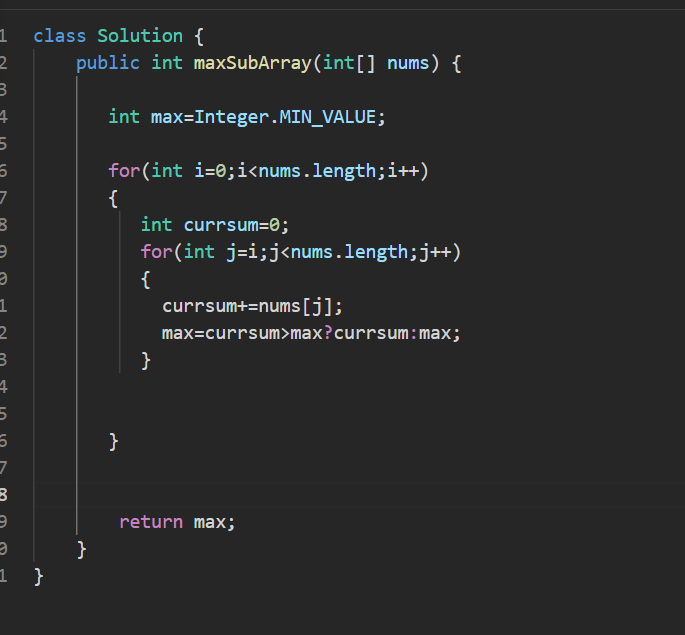 Maximum Subarray Problem Explained: From Brute Force to Kadane’s Algorithm | by Santhiya ...