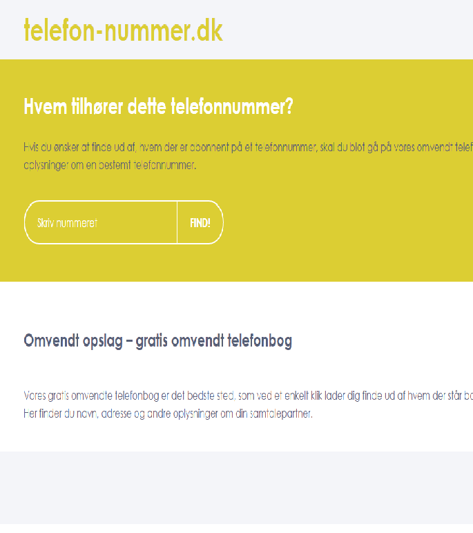 Telefonbog. telefon-nummer.dk er en hjemmeside… | by director inversat ...