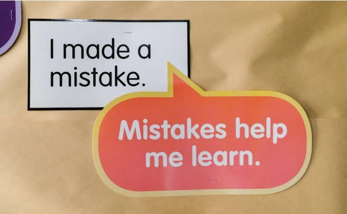 Mistakes Don’t Define Us: Why Learning from Errors Leads to Growth | by ...
