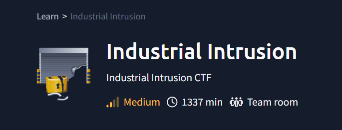 Industrial Intrusion CTF by TryHackMe | by Santhos Sunthar | Jul, 2025 | Medium