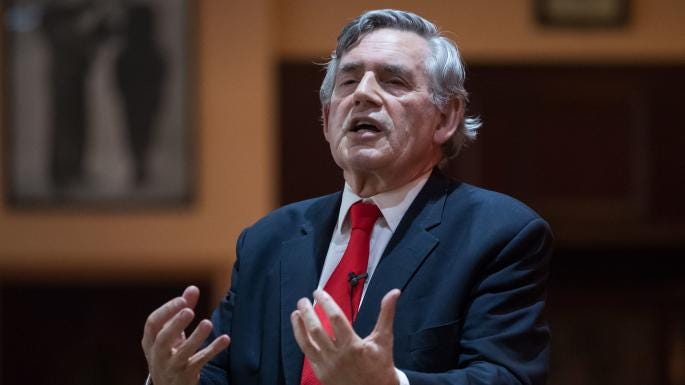 Gordon Brown Saves the World. Gordon Brown is obviously a very clever ...