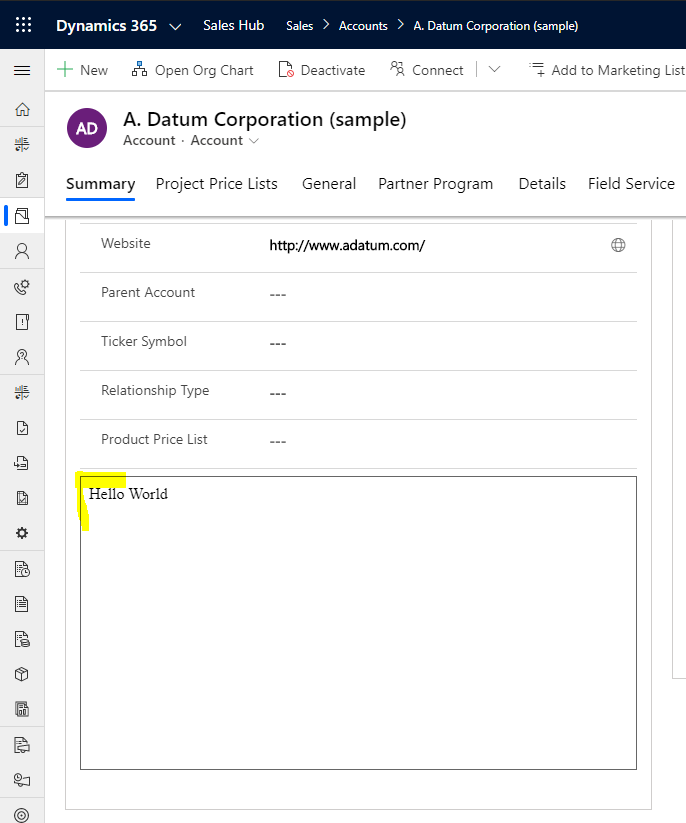 HOW TO REMOVE THE BORDER AROUND A WEB RESOURCE IN DYNAMICS 365 / POWER ...
