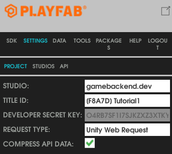 Getting Started With Unity And Playfab Unity Player Login