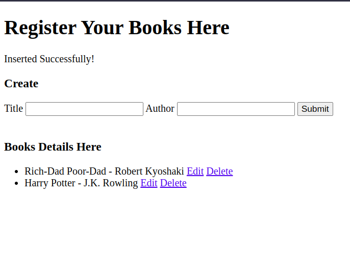 ||Small Book Store App||. Here is an application with CRUD… | by S ...