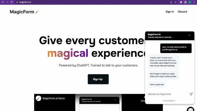MagicForm.ai Review: A Powerful AI-Powered Form Builder for Creating Engaging and Interactive ...