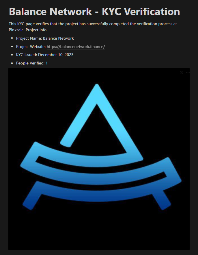 Another step completed, KYC finished. - Balance Network - Medium
