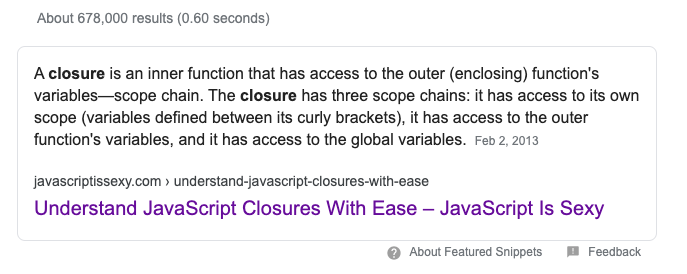 Closures in JavaScript. Let’s talk about JavaScript closures… | by ...