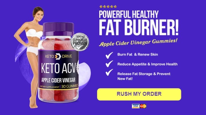 Keto Drive ACV Gummies Canada — A Straightforward Formula To Burn ...