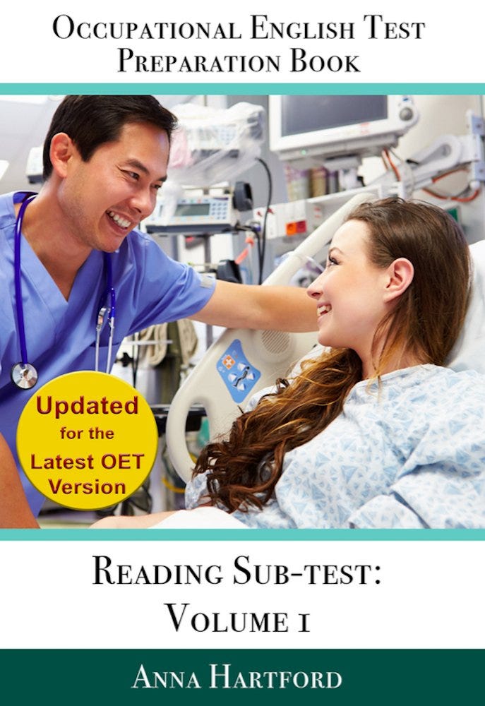 [EPUB[BEST]} OET Preparation Book: Reading Sub-Test, Volume 1 | by ...