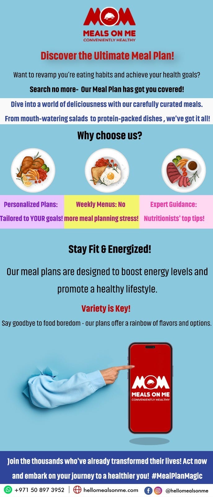 Discover the Ultimate Meal Plan: Meals On Me - Monthly Healthy Meal ...
