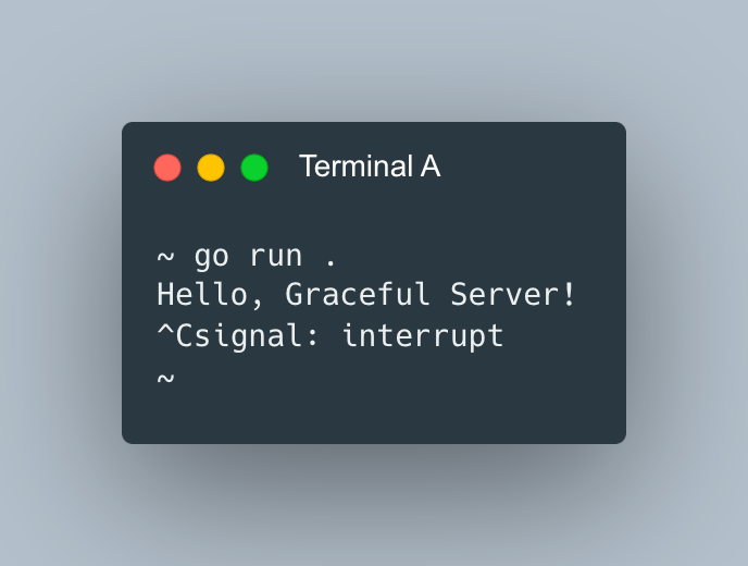 Go Api Server With Graceful Shutdown By Weilson Wonder Towards Dev