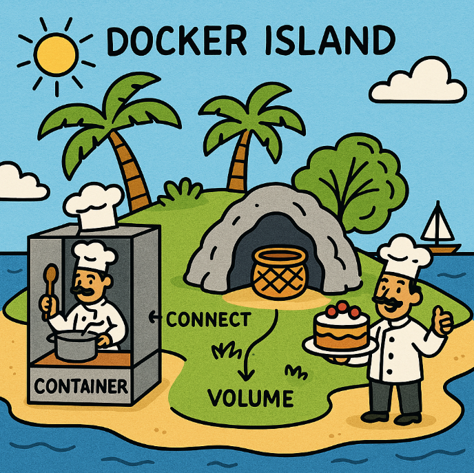 🏝️ Docker Island & Magical Cave | What is Docker Volume 🐳 | by Ramitha Heshan | Apr, 2025 ...