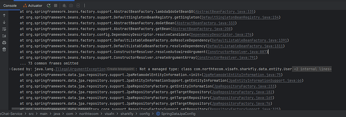 Spring 项目运行提示错误 Not a managed type - HoneyMoose - Medium