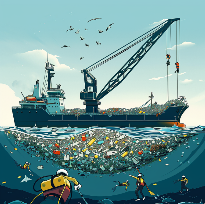 Senior Javis and the Waste Cleaning Ship | by Rachel Shin | Medium