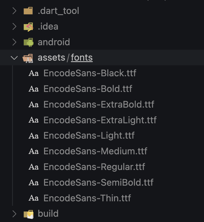 How to use assets fonts in flutter. | by Pooran Kharol | Medium