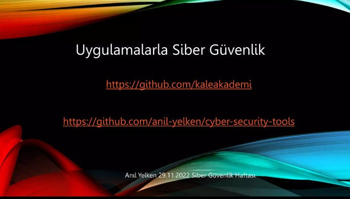Uygulamalarla Siber Güvenlik - Siber Güvenlik - Medium