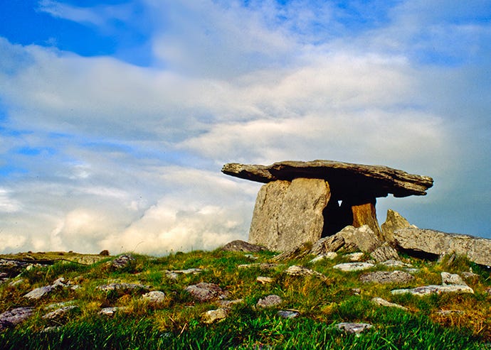 Megalithic Ireland. Poulnabrone Dolmen: The “Hole of… | by Thomas Dean ...