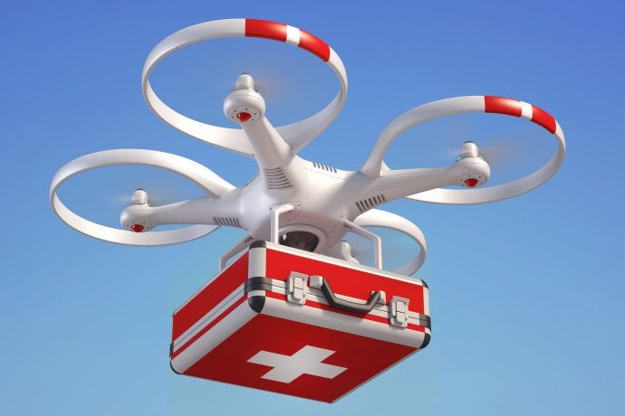 Drones for humanitarian Use. From Toy to Life Saver | by Thomas Vitali ...
