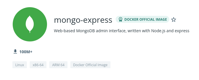 Problem with installing MongoDB on Ubuntu 22.04, and Mongo-express is an immediate solution ...