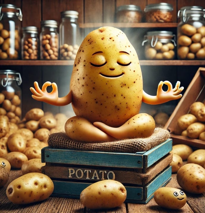 The Enlightenment of Spud McTuber: A Potato’s Journey to Inner Peace ...